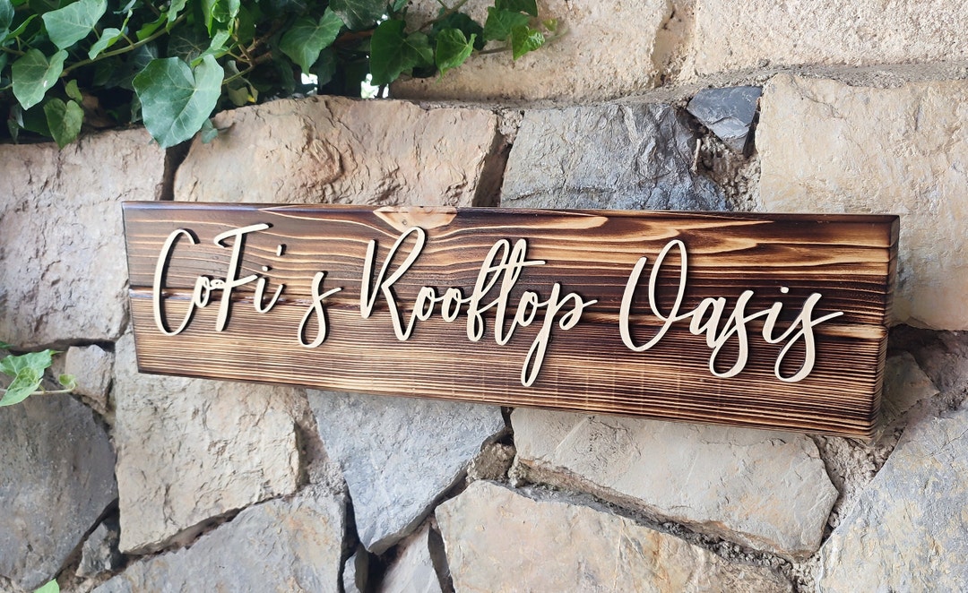 Personalized Sign, Burned Wood Sign, Custom Rustic Wood Sign, Custom ...