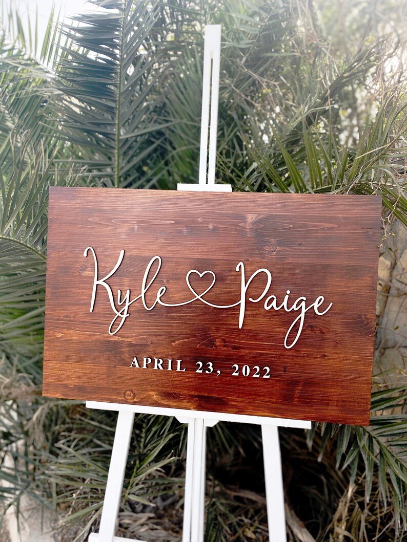 Alternative Guest Book Wooden Wedding Welcome Sign - Etsy