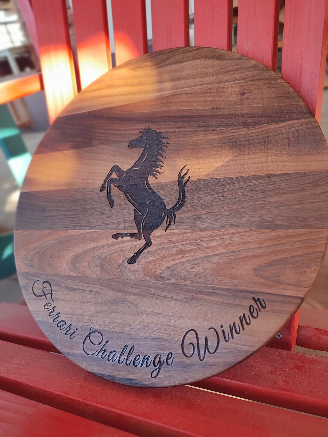 Ferrari Logo, Extra Large Personalized Charcuterie Board, Garage Sign ...