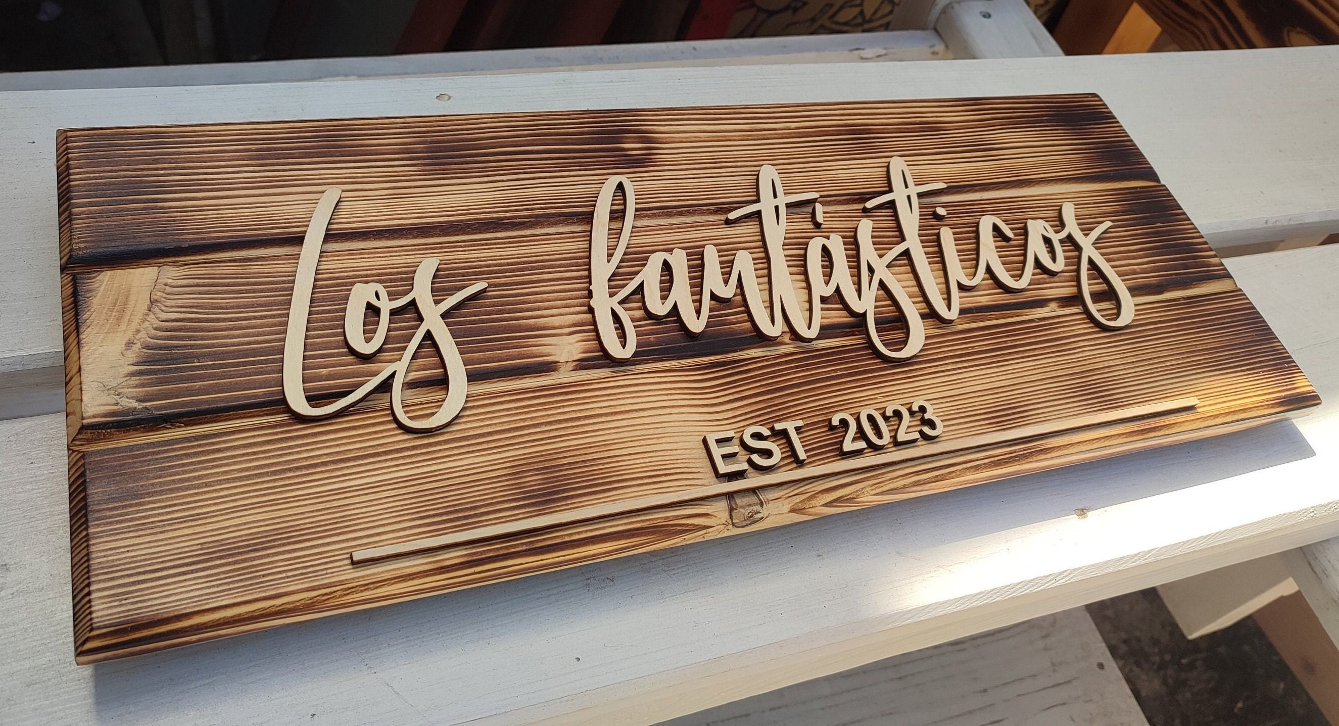 Personalized Sign, Burned Wood Sign, Custom Rustic Wood Sign, Custom ...