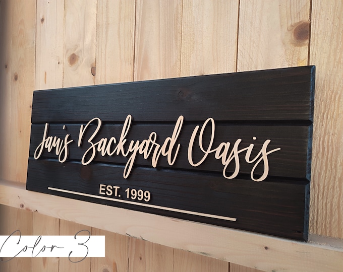 Personalized Outdoor Patio Sign Welcome to Our Patio Sign Funny Patio ...