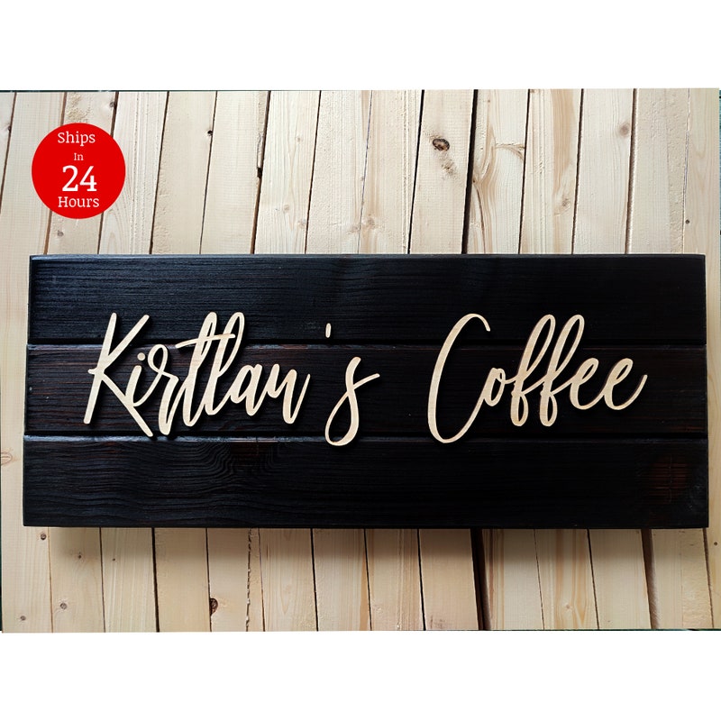 Custom Cafe Sign - Etsy