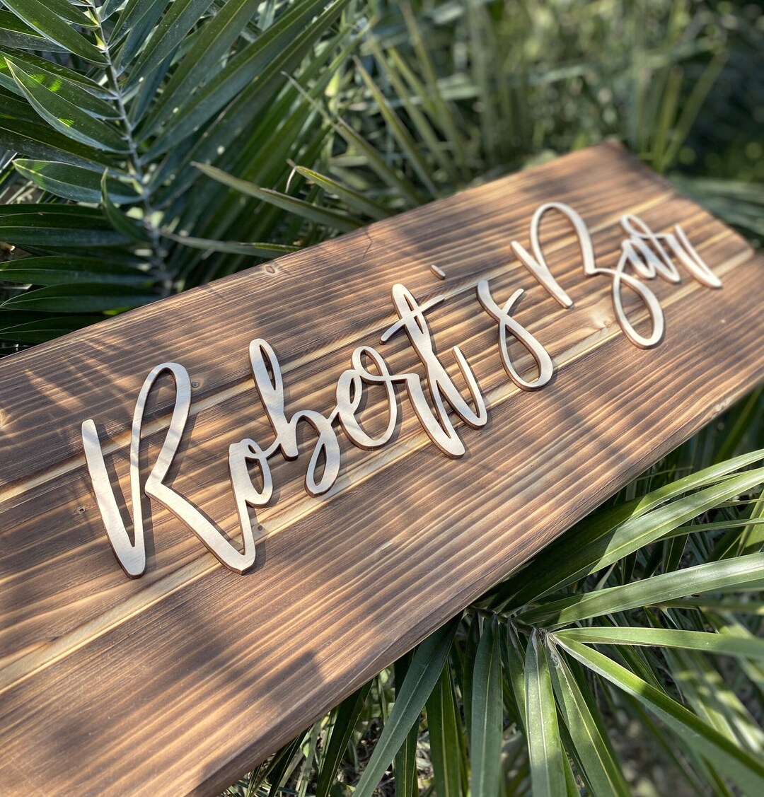 Custom Wood Bar Sign Personalized Outdoor Bar Signs Home Bar - Etsy