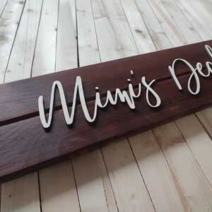 Personalized Deck Sign, Family Gift, Backyard Sign, Custom Sign, His ...