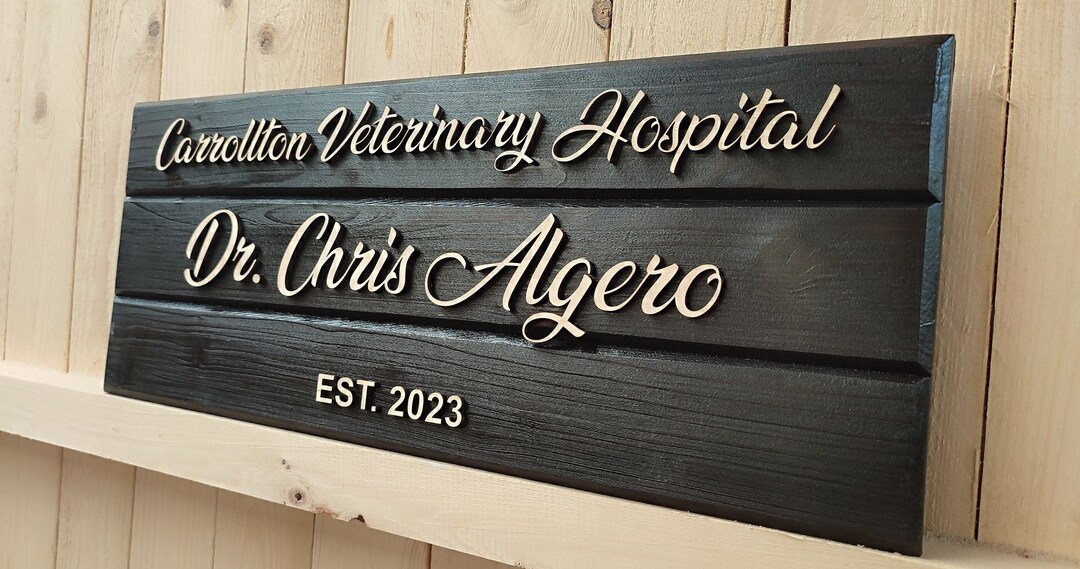Doctor Sign, Custom Clinic Sign, Personalized Doctor Name Sign, Medical ...