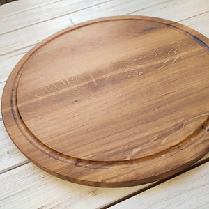 Extra Large Round Board, Personalized Round Cutting Board, Serving ...