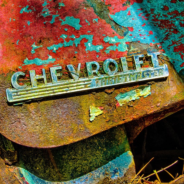 Rusty Chevy - Etsy