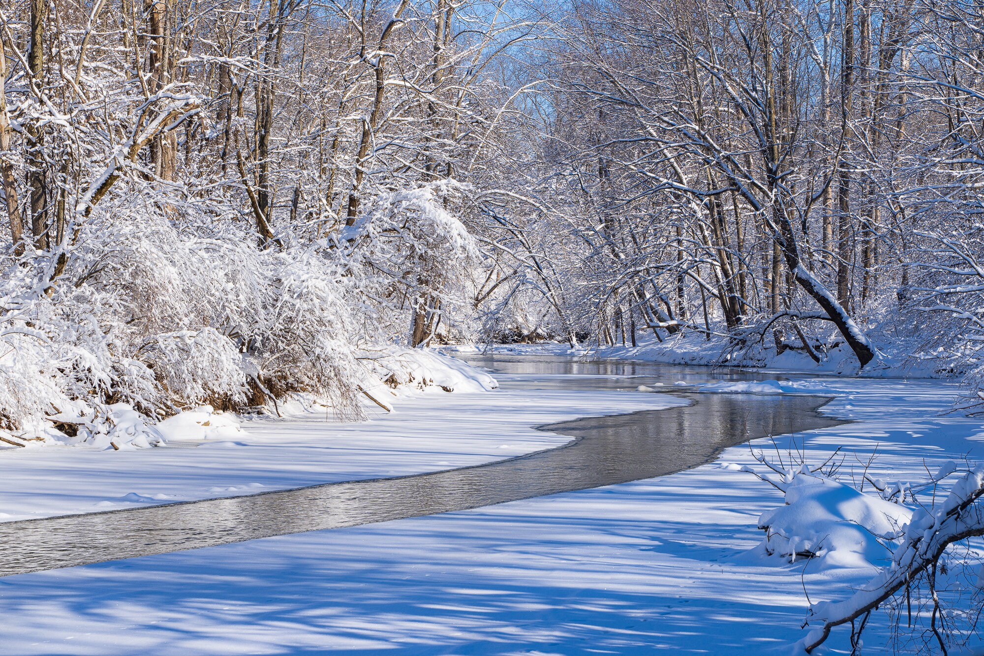 Winter River Backgrounds