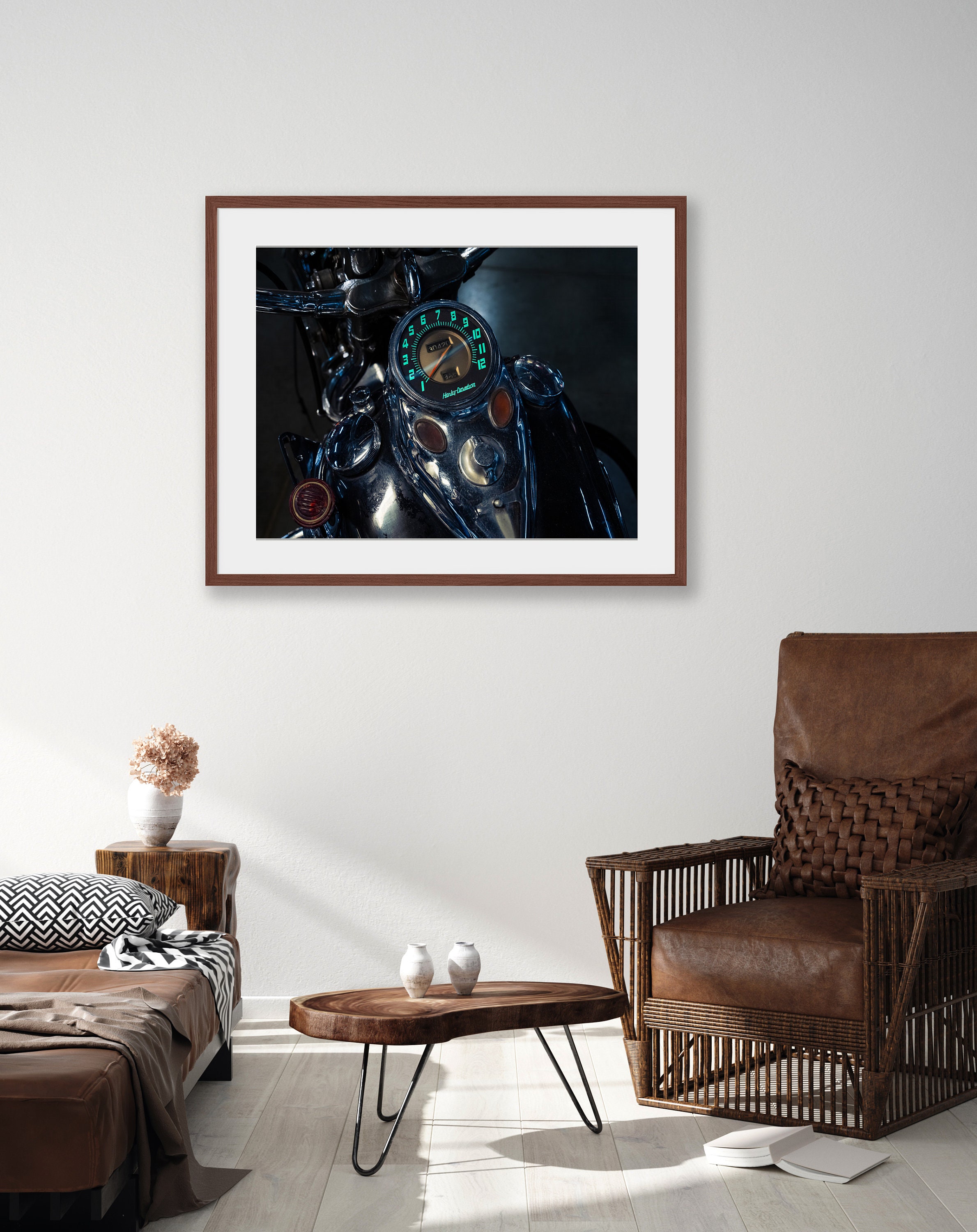 Harley Davidson Motorcycle Speedometer, Vintage Motorcycle Wall Décor ...