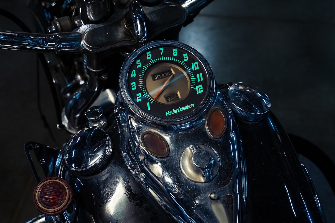 Harley Davidson Motorcycle Speedometer, Vintage Motorcycle Wall Décor ...