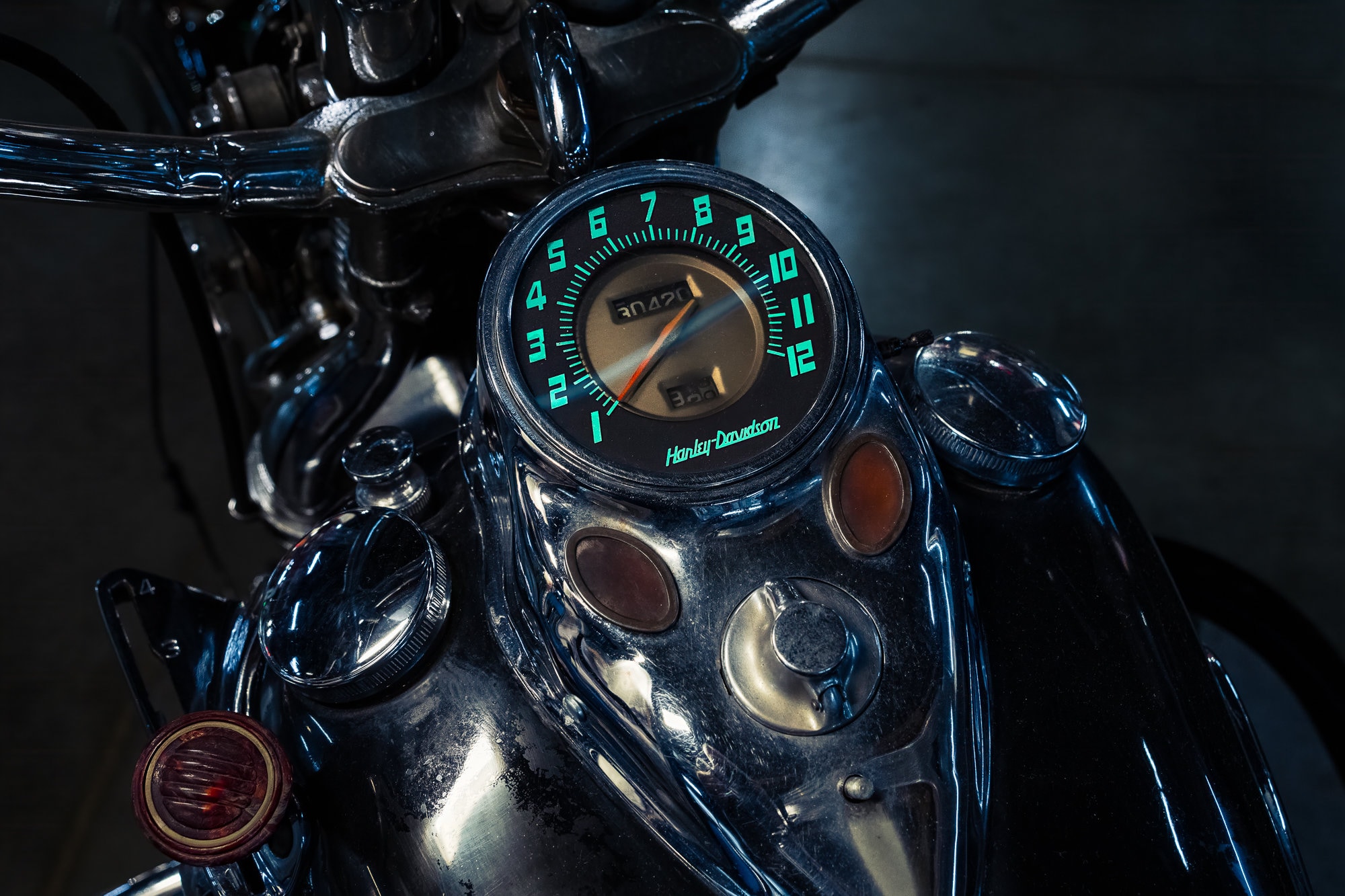 Harley Davidson Motorcycle Speedometer Vintage Motorcycle Wall Decor Biker Man Cave Fine Art Photography Print Canvas or Framed Canvas Etsy