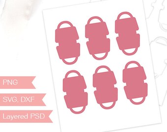 Necklace or Bracelet Display Template 3 Jewelry Hang | Etsy