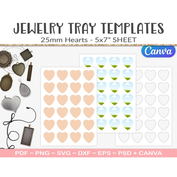 Pendant Template - Etsy