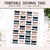 Printable Tabs, Fold-over Tabs, PNG Cut File Collage Sheet, Planner ...