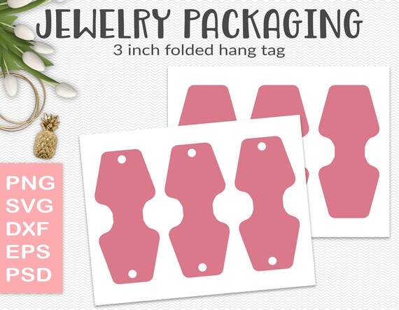 Necklace or Bracelet Display Template 3 Jewelry Hang - Etsy
