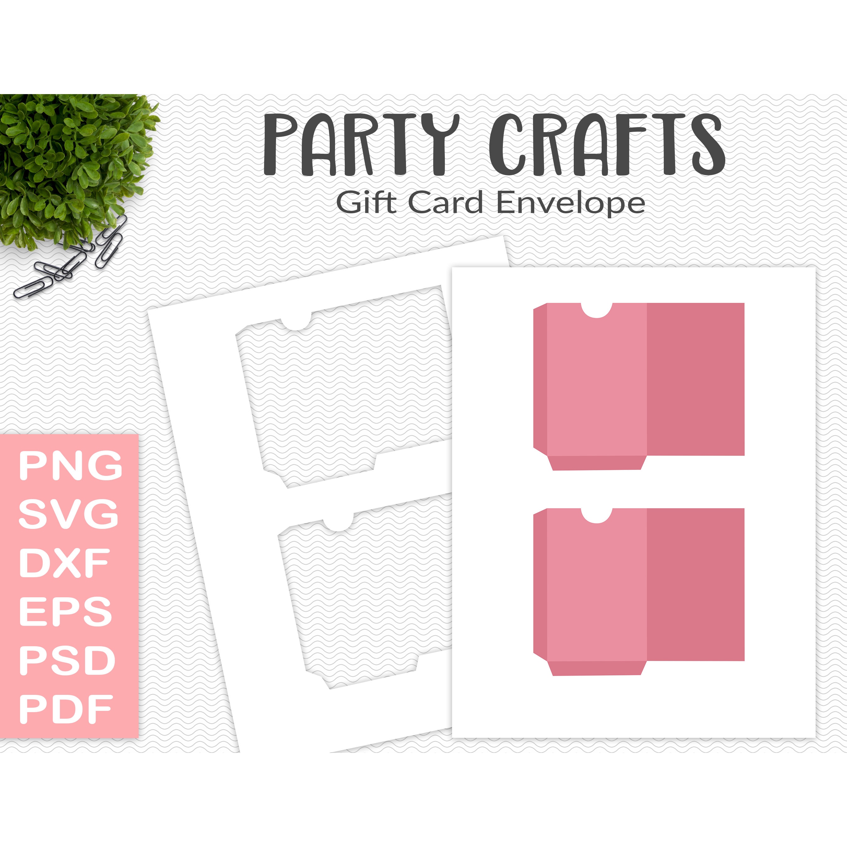 Gift Certificate Envelope Template