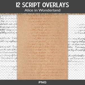 Faded Script Overlays, PNG Handwriting Text Clipart, Ink Writing ...