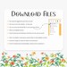 Printable Tabs, Fold-over Tabs, PNG Cut File Collage Sheet, Planner ...