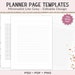 Editable Notes and Grid Template for Ring Binder Journal, ECLP ...