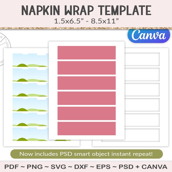 Paper Napkin Rings - Etsy