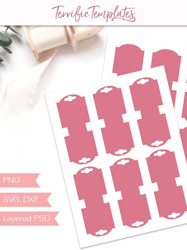 Necklace or Bracelet Display Template 2 Jewelry Hang | Etsy