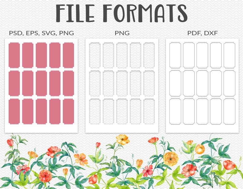 Ticket Stub Design Template Party Printable Craft Template - Etsy