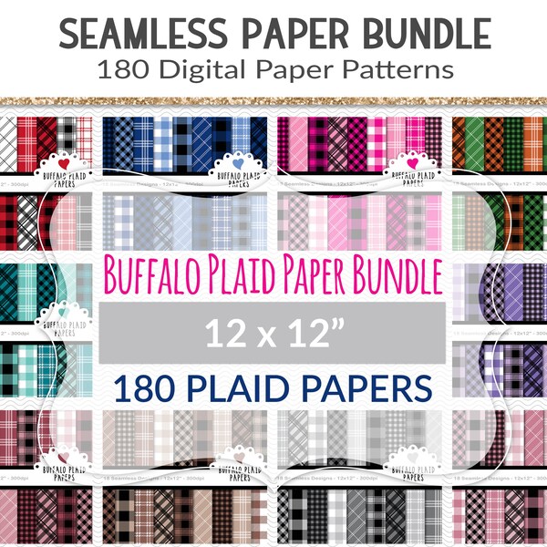 Blue Buffalo Plaid - Etsy