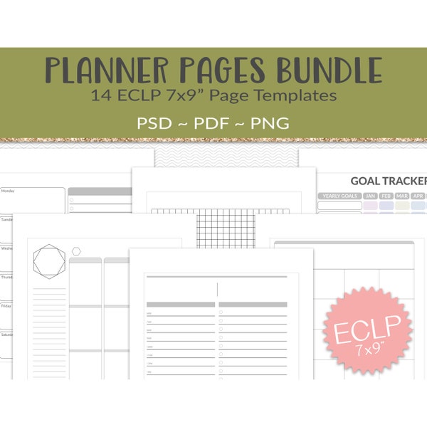 Ec Vertical Planner - Etsy