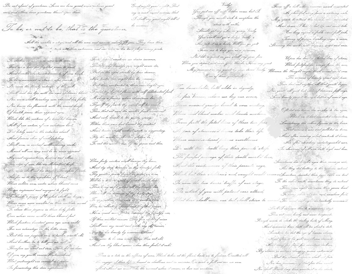 Grunge Script Overlays PNG Handwriting Text Clipart Ink - Etsy Canada