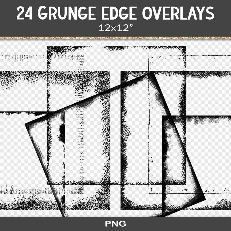 Scrapbook Overlays - Etsy