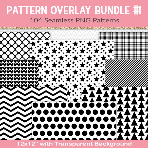 Pattern Overlays - Etsy