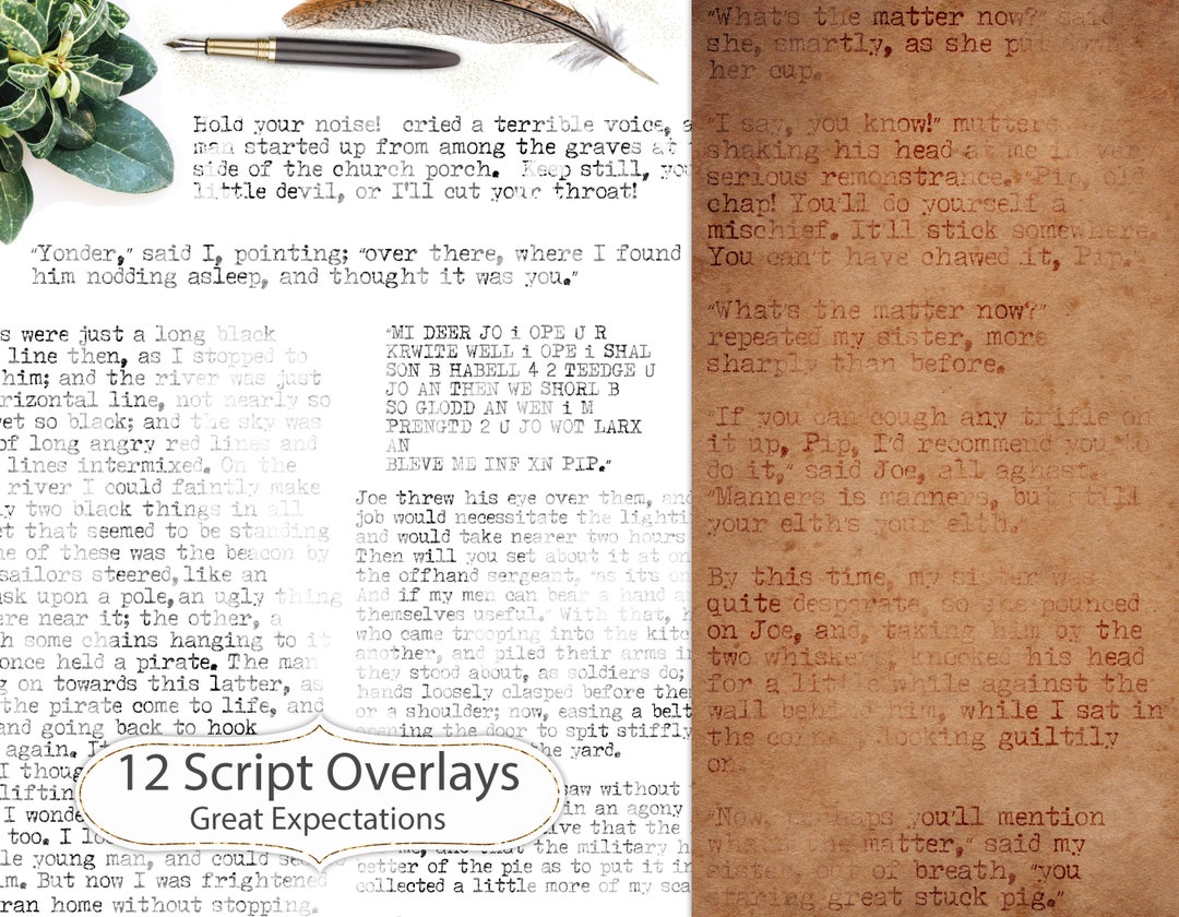 Faded Script Overlays PNG Typewriter Text Clipart Ink - Etsy Canada