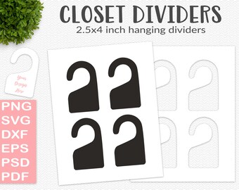 Blank Closet Divider Svg - Etsy