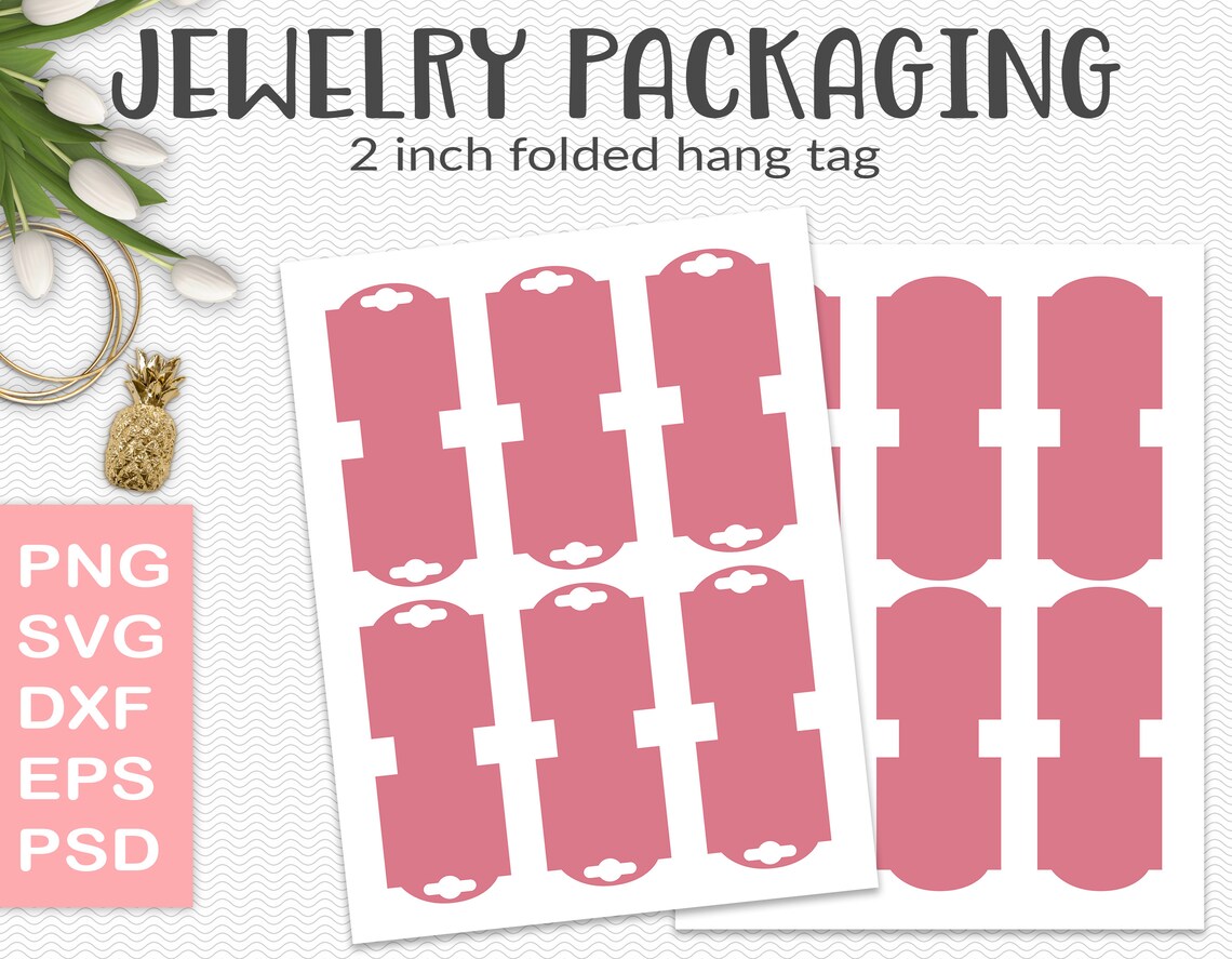 Necklace or Bracelet Display Template 2 Jewelry Hang - Etsy