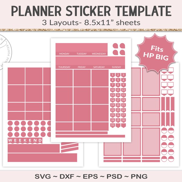 Happy Planner Svg - Etsy