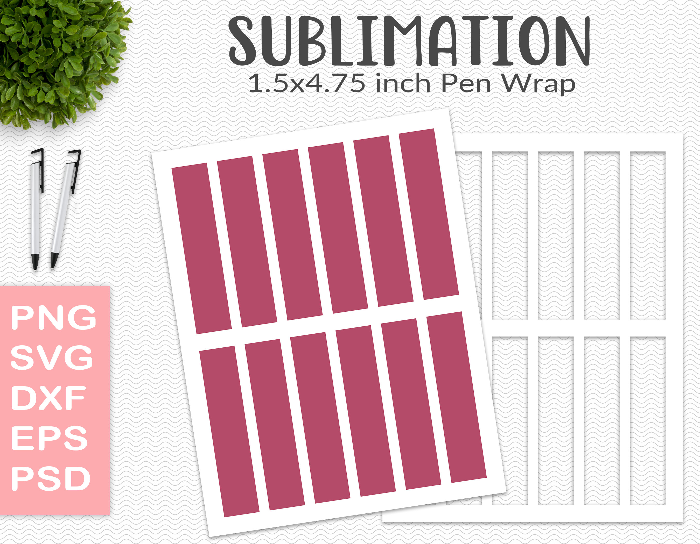Pen Wrap Template DIY Sublimation Waterslide Epoxy Pen Wrap - Etsy
