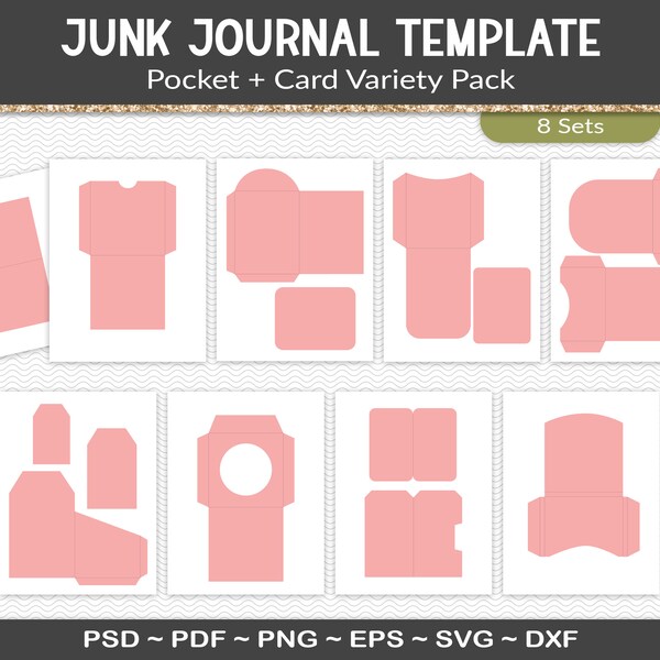 Library Card Pockets - Etsy UK