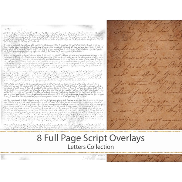 Pages Overlay Digital - Etsy