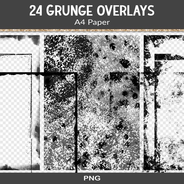 Scrapbook Overlays - Etsy