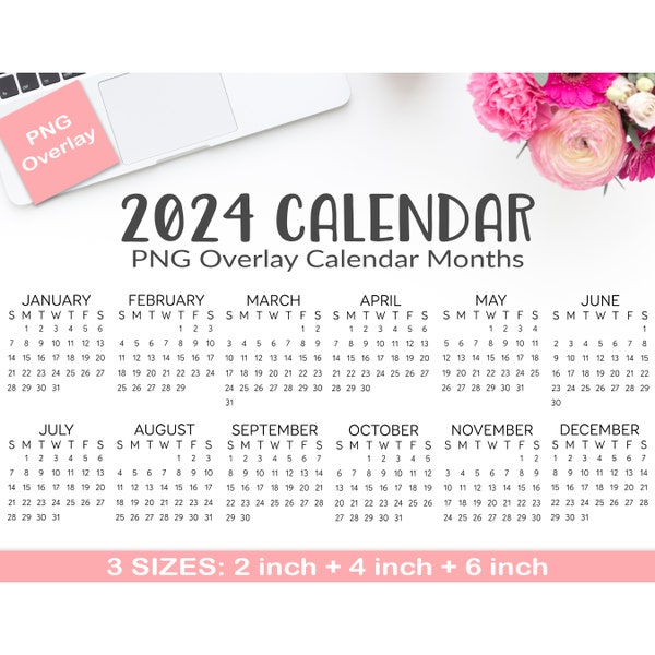 2024 Mini Calendar - Etsy