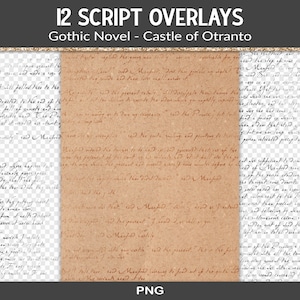 Faded Script Overlays, PNG Handwriting Text Clipart, Ink Writing ...