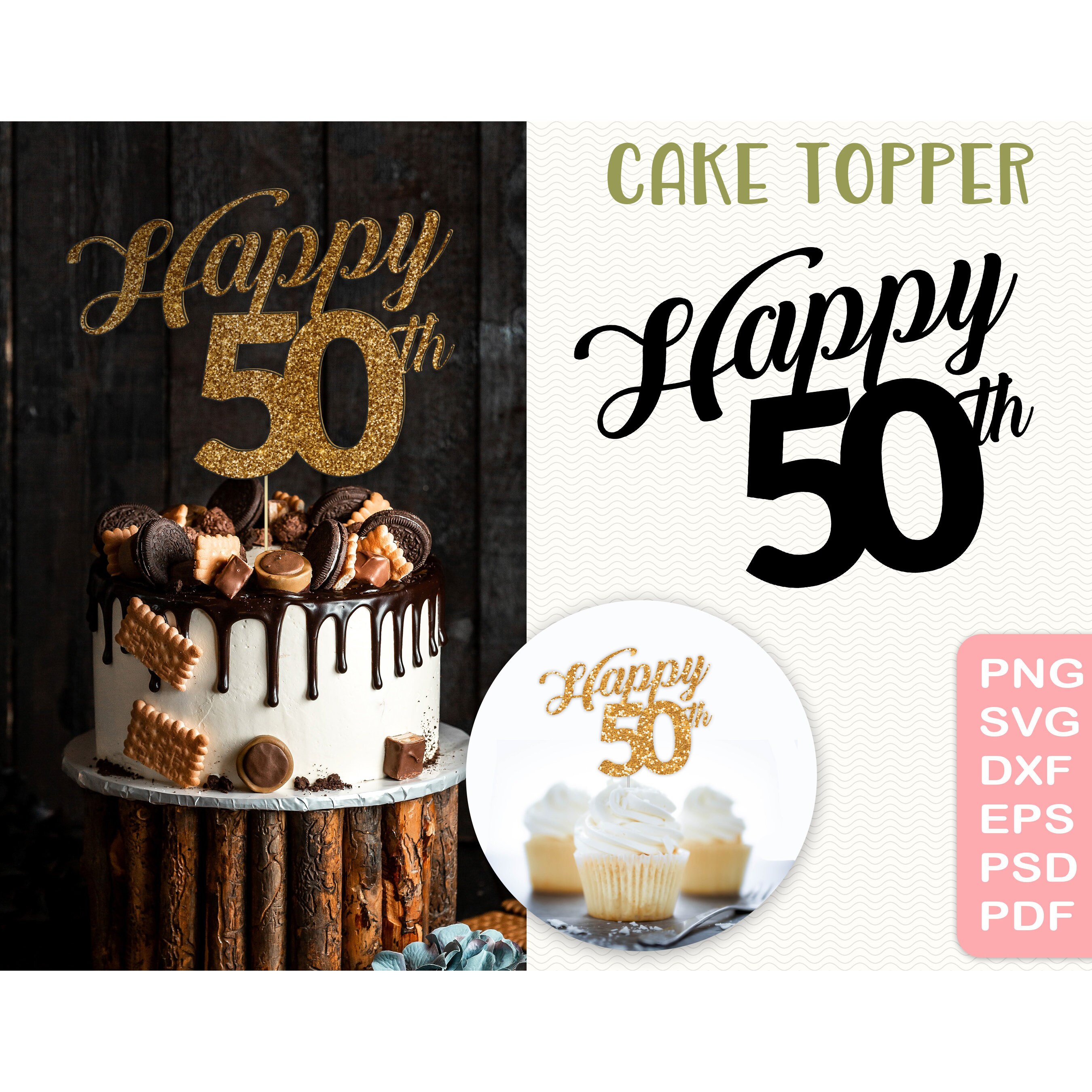 Happy 50th Birthday Graphics Images