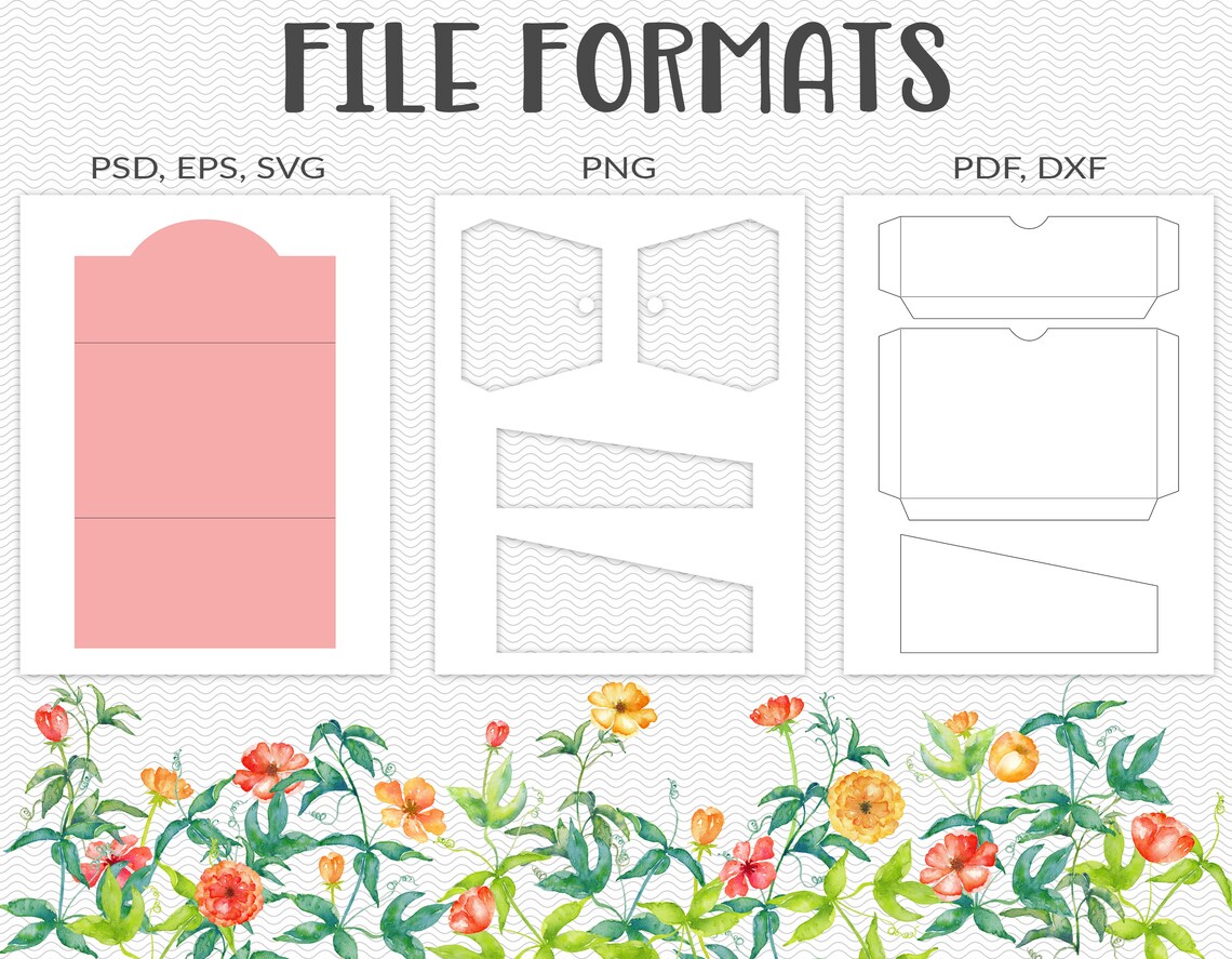 Folio Set Template Folding Junk Journal Folio Printable - Etsy