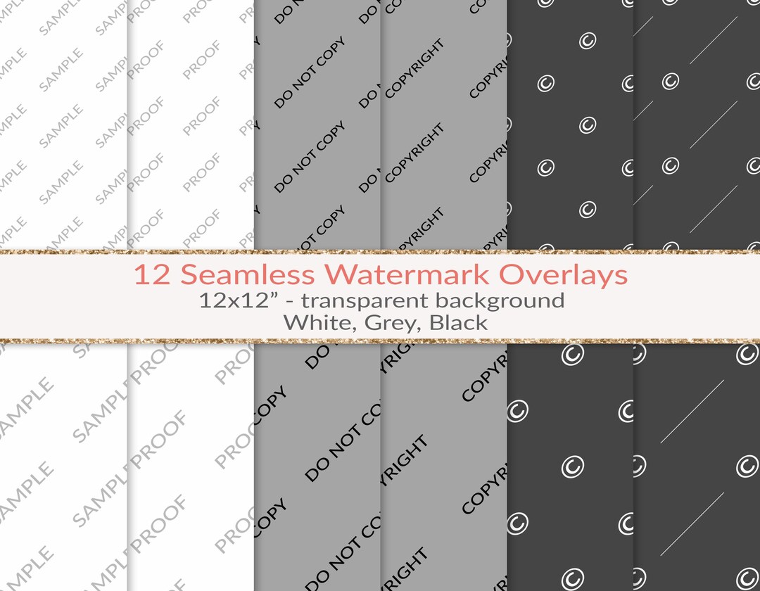Watermark Grid Overlay, Protect Your Designs, Transparent PNG ...