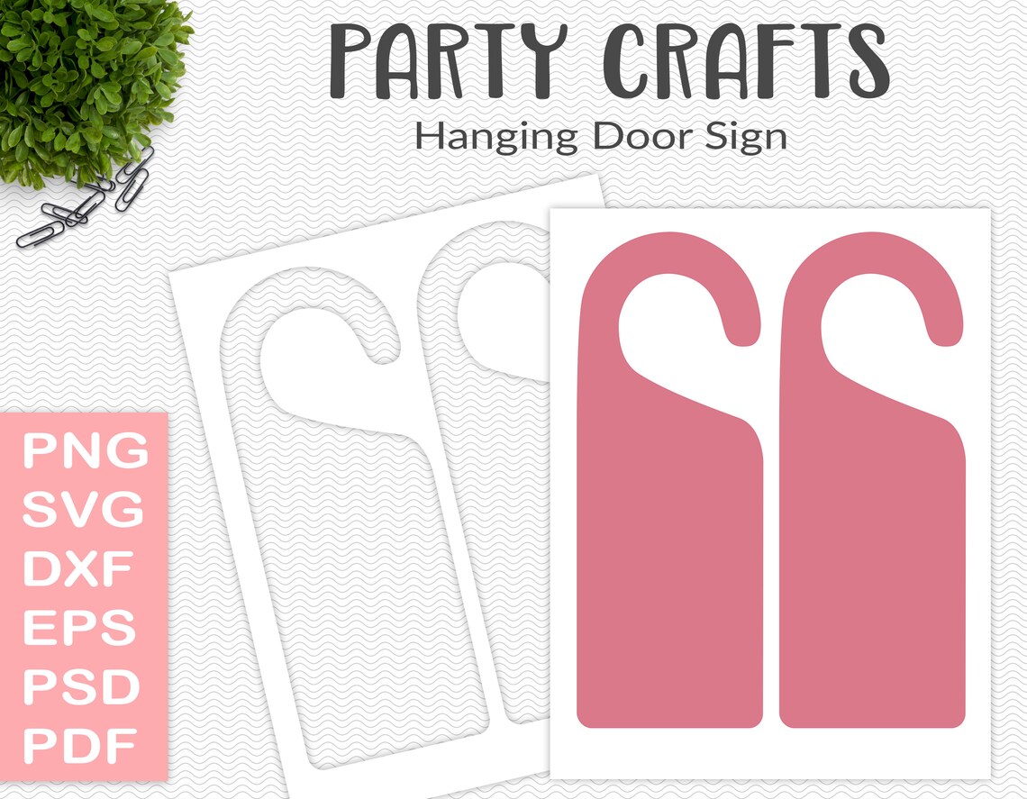 Door Hanger Template Door Sign Party Printable Do Not - Etsy