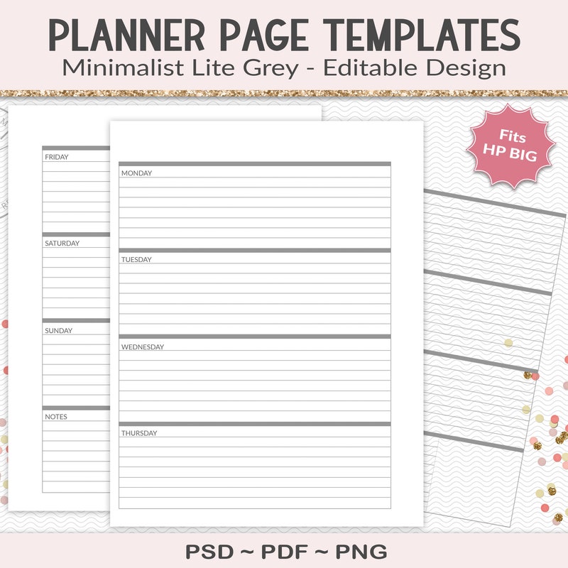 Happy Planner Big - Etsy