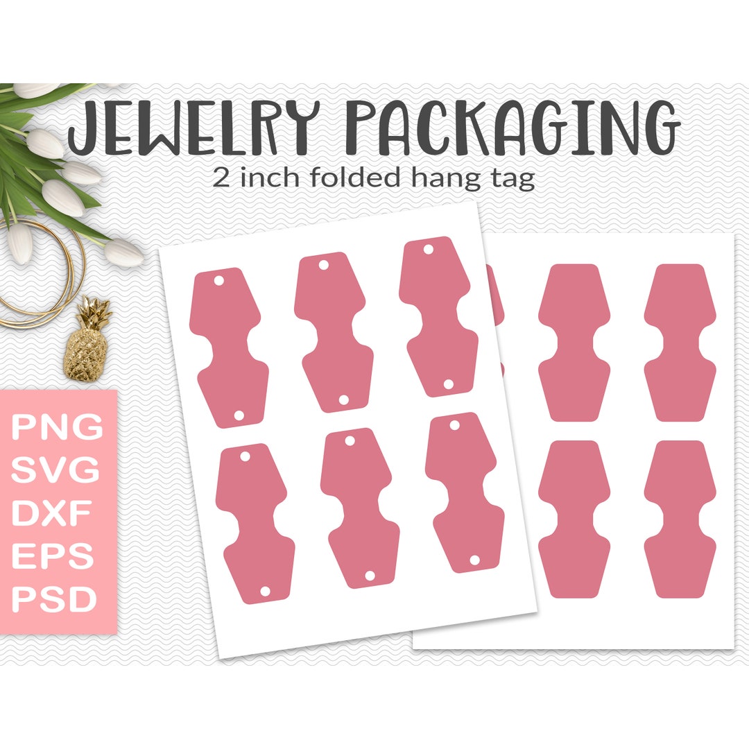 Necklace or Bracelet Display Template 2 Jewelry Hang - Etsy