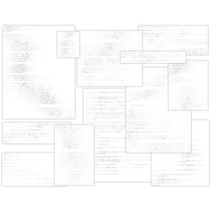 Faded Script Overlays, PNG Handwriting Text Clipart, Ink Writing ...