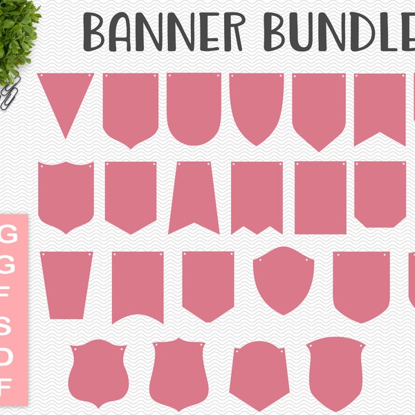 Wimpel vorlage svg - Etsy Österreich