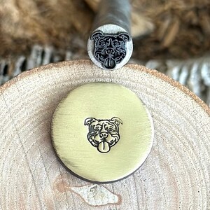 AMERICAN BULLY METAL Stamp || American Bully Die || Dog Breed Metal ...
